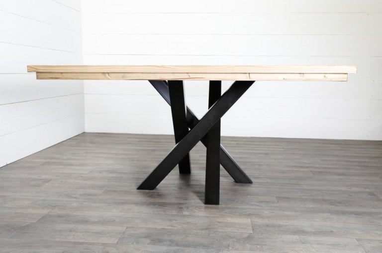 Pied de table central en métal, pour table carrée ou ronde - Quikarré ...