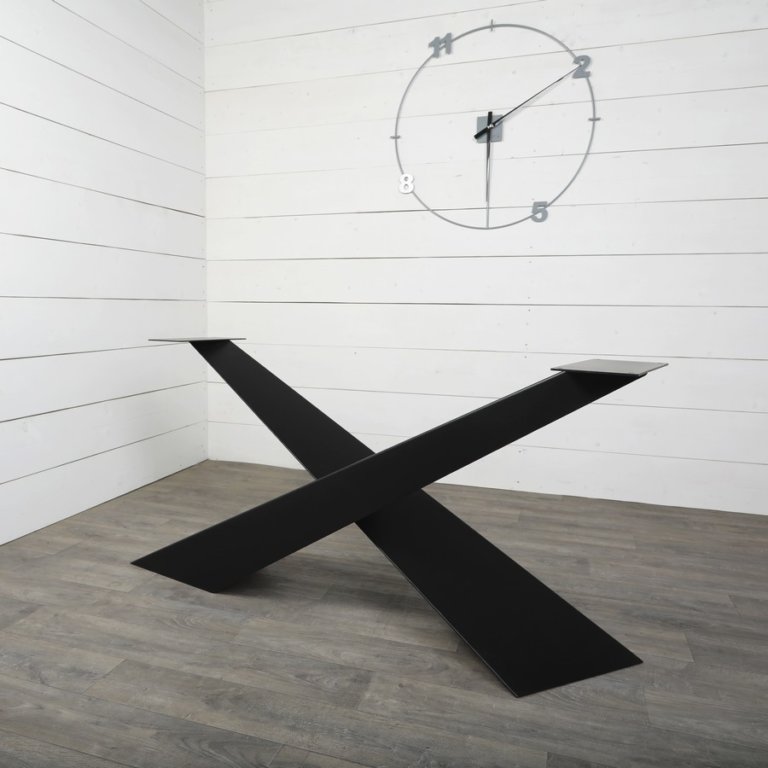 Pied de table en métal pour table ronde ou carrée - Mikarré - Pyeta