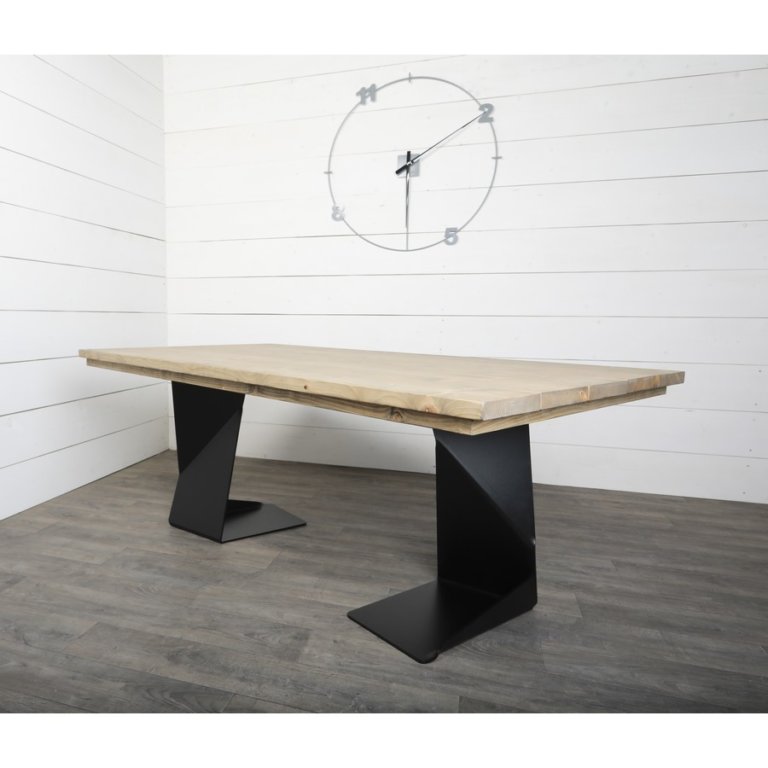 Pied de table en métal, pour table de repas style industriel - Mikado ...